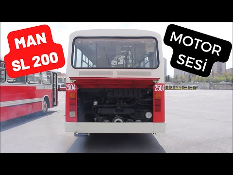 İETT'nin Efsane MAN SL 200 Otobüsünden Aragaz ve Rölanti Motor Sesi
