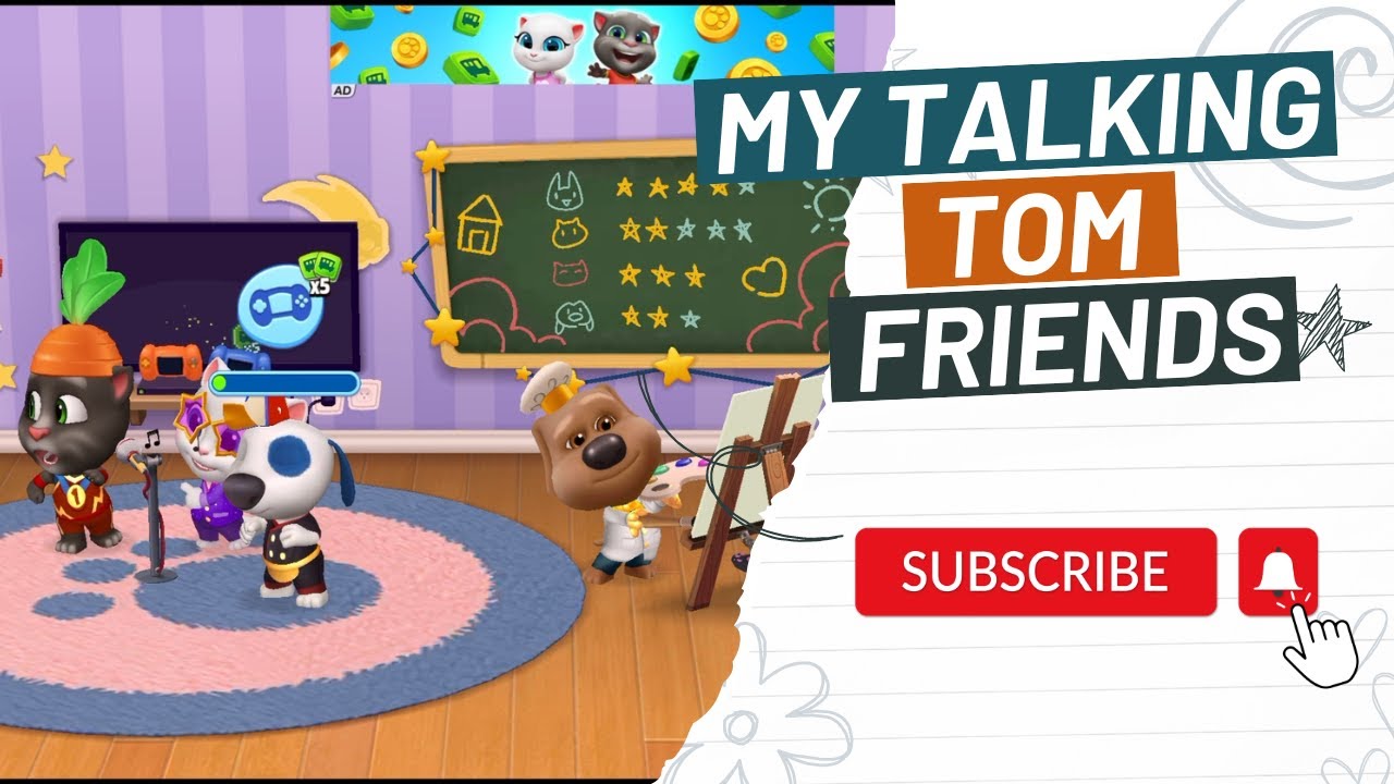 My Talking Tom Friends My Talking Tom and Friends Family Tom Talking ...