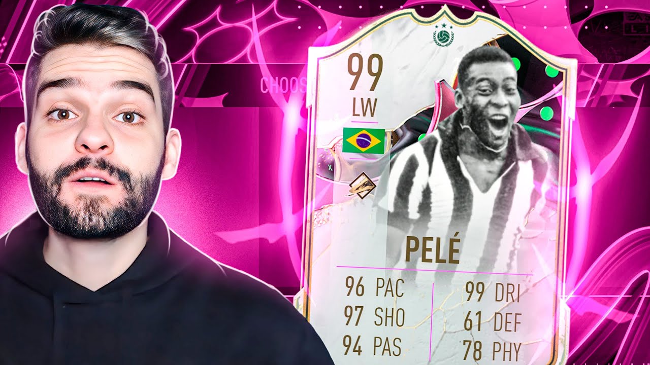 CONSEGUI 95 ⭐️ no FUT DRAFT e TIREI O NOVO PELÉ 99 ICON MUTANTE! FIFA ...