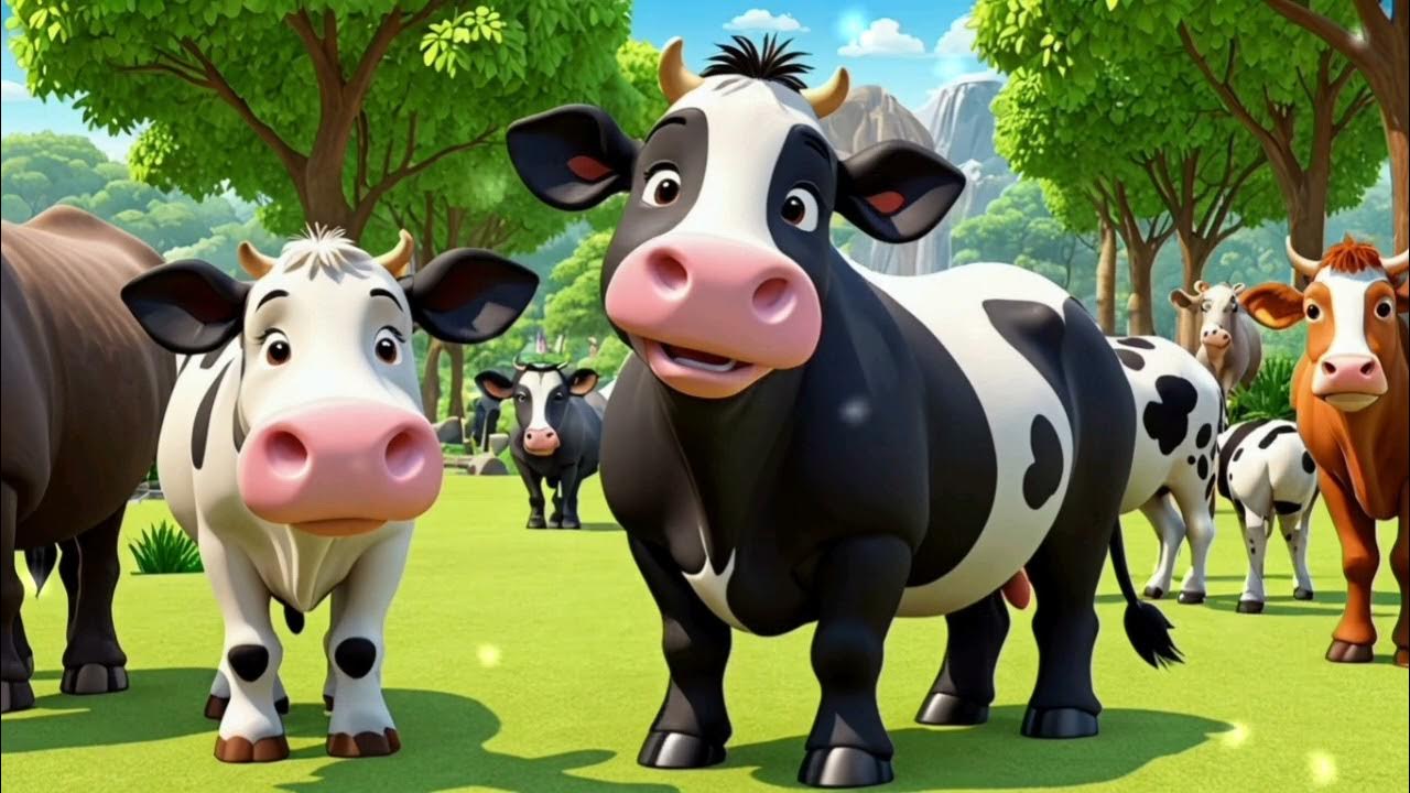 Moo Moo’s Trip to the Zoo | Animal Adventure Song for Kids - YouTube