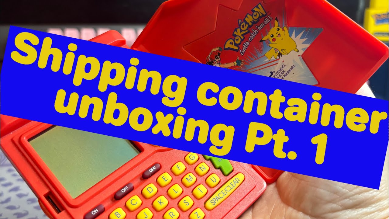 Shipping container unboxing Part 1 - YouTube