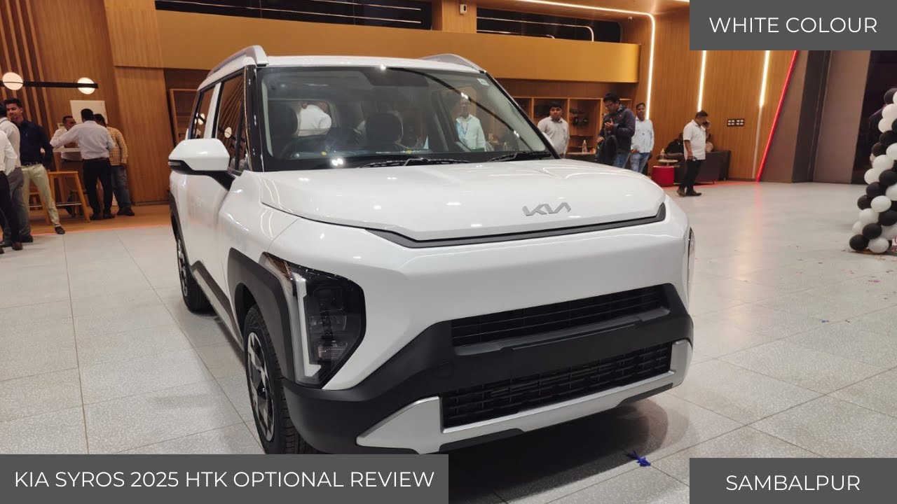 Kia Syros HTK Optional Review 2025 | White Colour | T-Gdi Manual Petrol ...