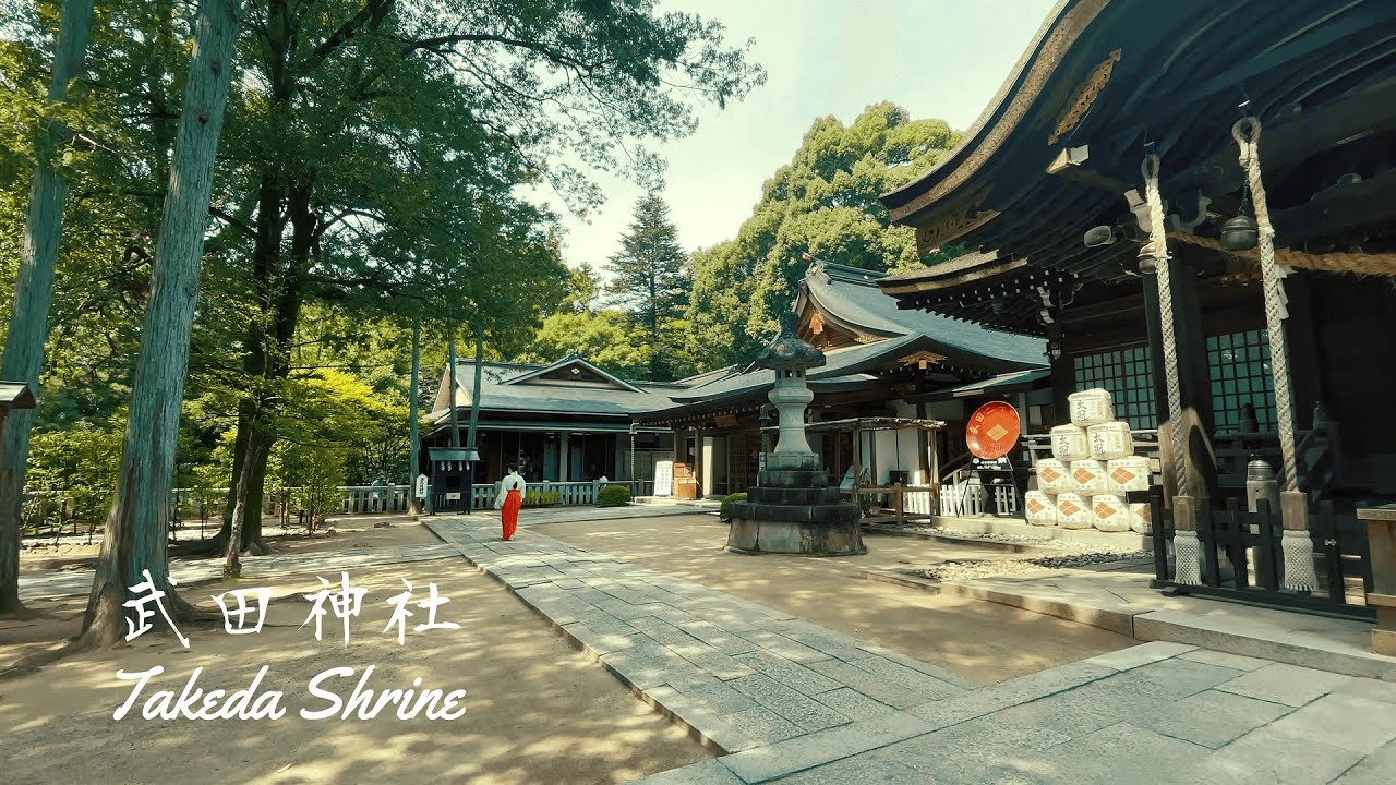 [4k]Japan Walk - Shrines in japan | 武田神社：Takeda Shrine - YouTube