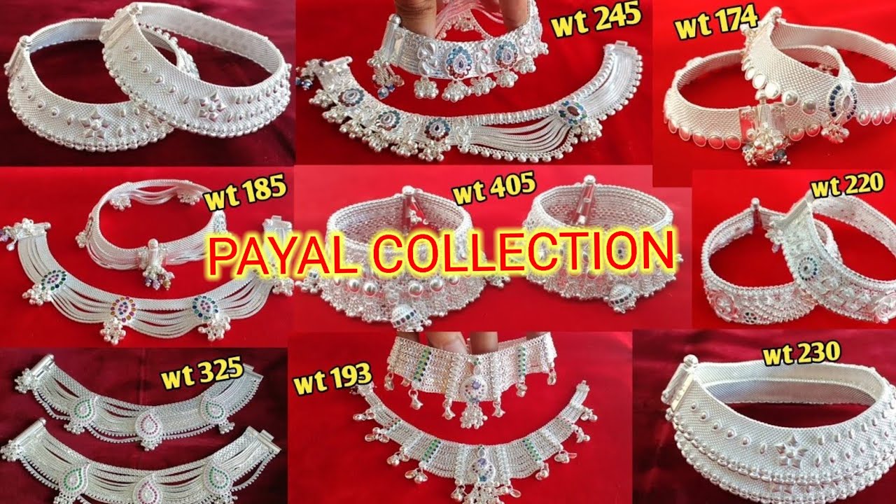 Latest payal collection new model #Anklet || पायल का न्यू मॉडल 🥰 - YouTube