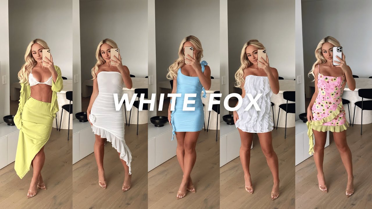 WHITE FOX HAUL | summer inspired - YouTube