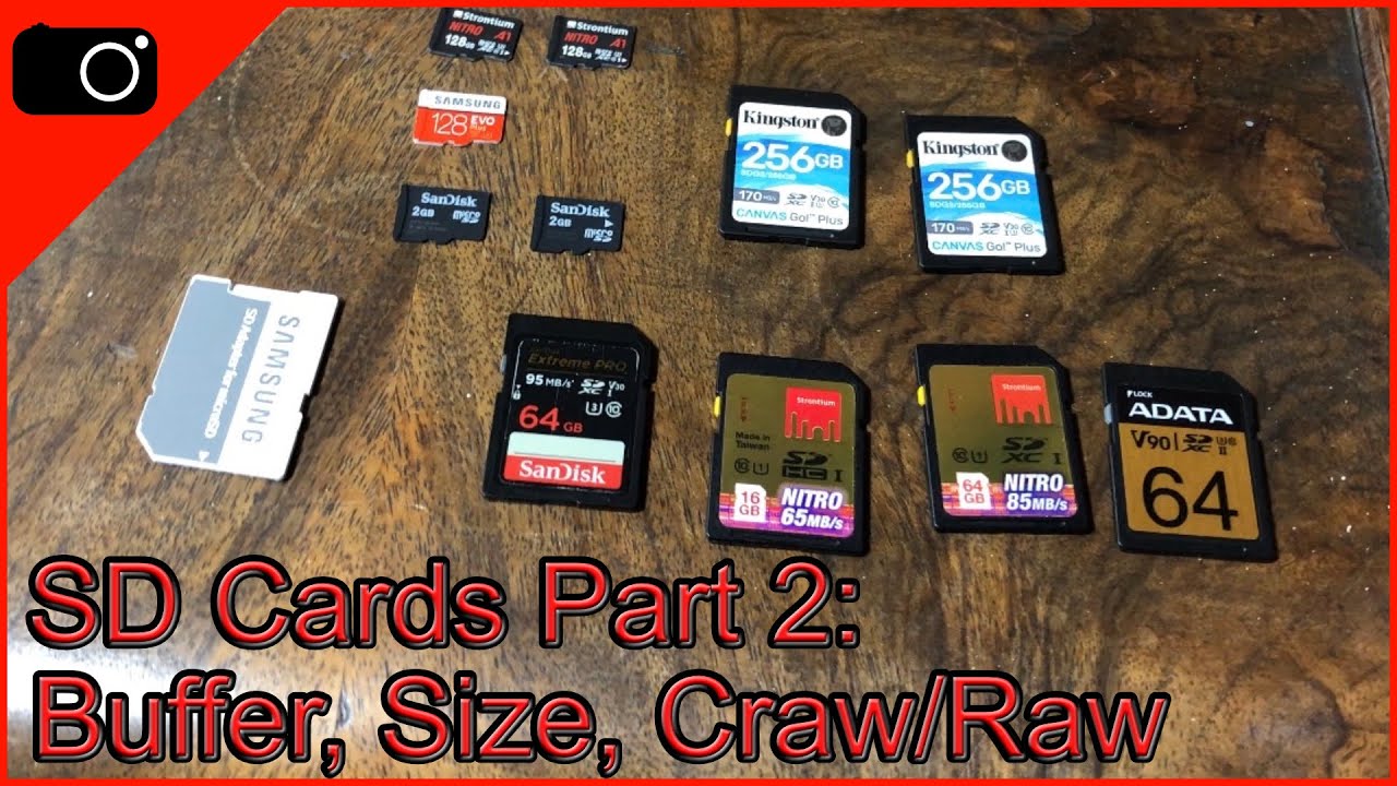 Canon EOS R7 - SD Card speeds Part 2: R7 0KB Issue, Buffer speeds, File ...