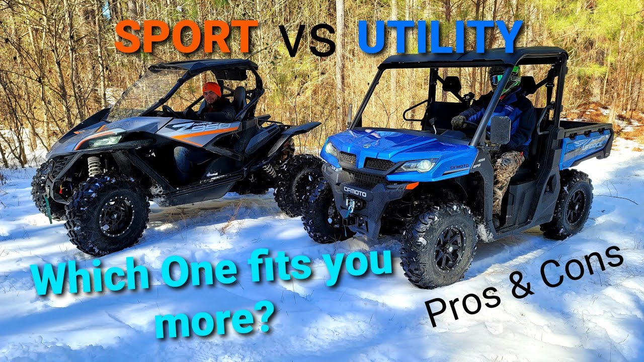 Pure Sport vs Utility SxS Which Should You Buy? 2021 ZFORCE 950 vs ...
