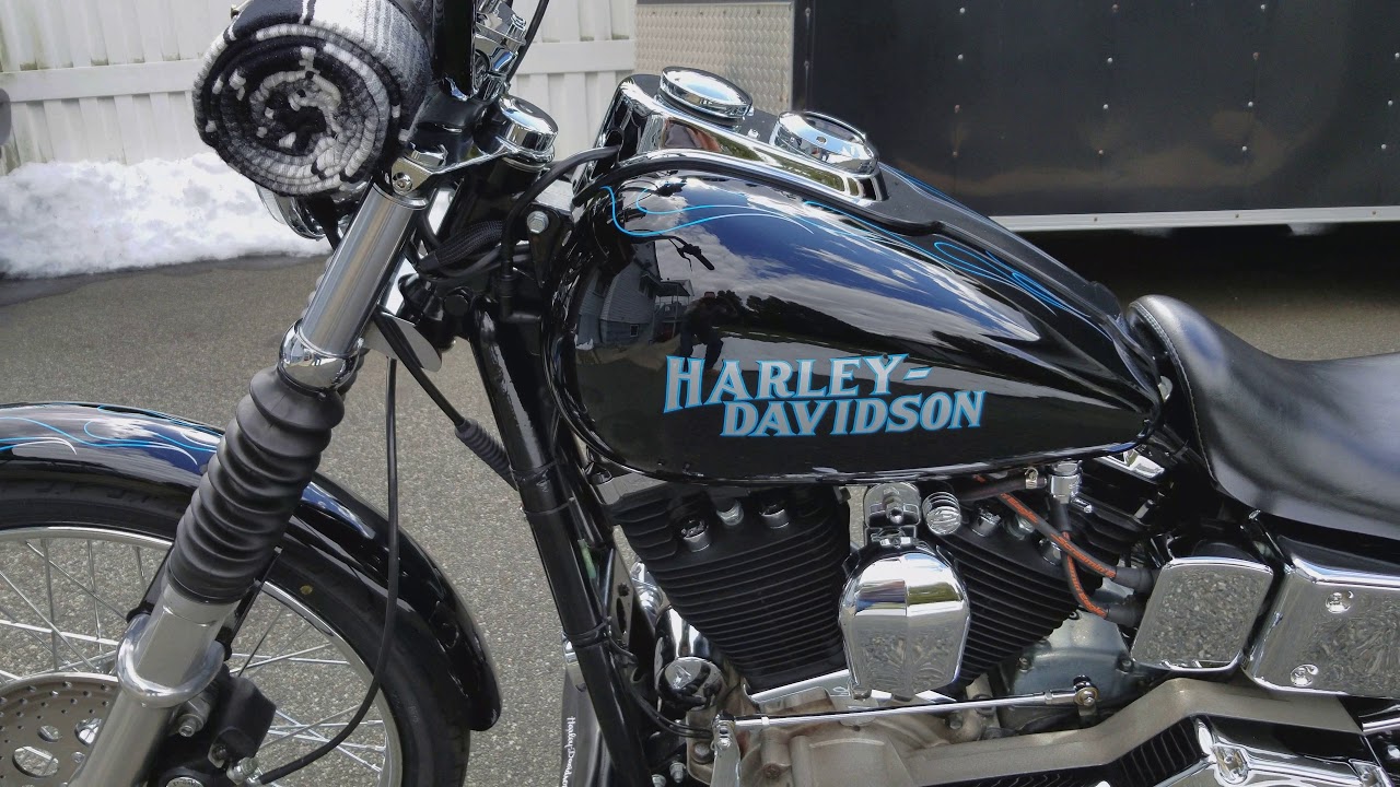 96 dyna superglide - YouTube