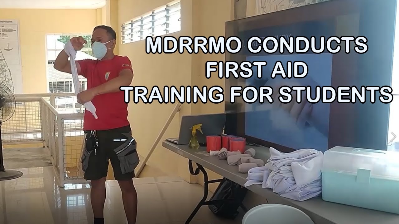 MDRRMO CONDUCTS FIRST AID TRAINING FOR STUDENTS - YouTube