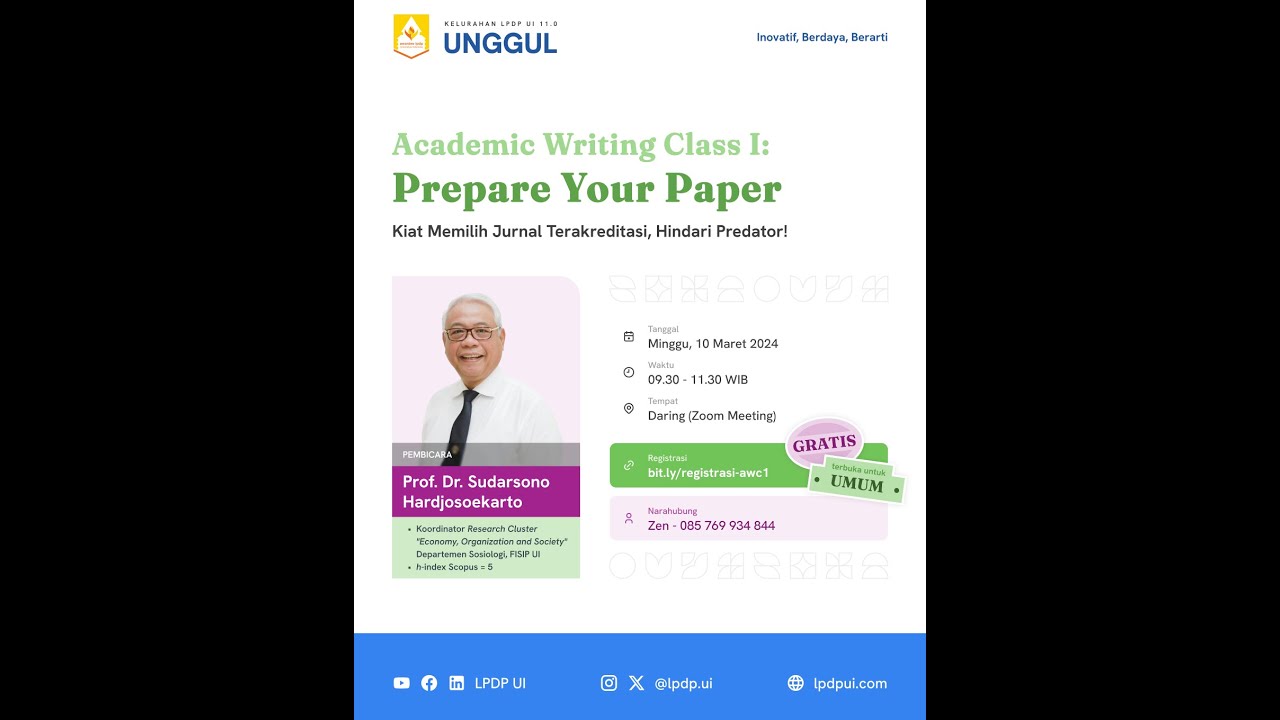 Academic Writing Class 1: Prepare Your Paper - YouTube