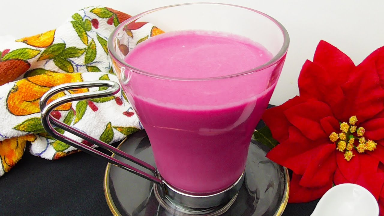 LECHE ROSA o PINK LATTE - COCINA CONMIGO - YouTube