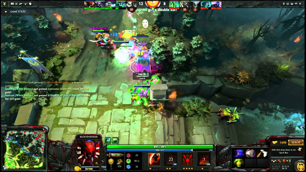 Dota 2 - Bloodseeker Complete Guide - YouTube