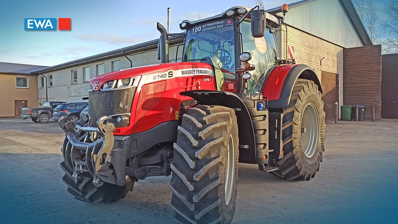 MF 8740 S | 100-asis MF traktorius 2020 | EWA - YouTube