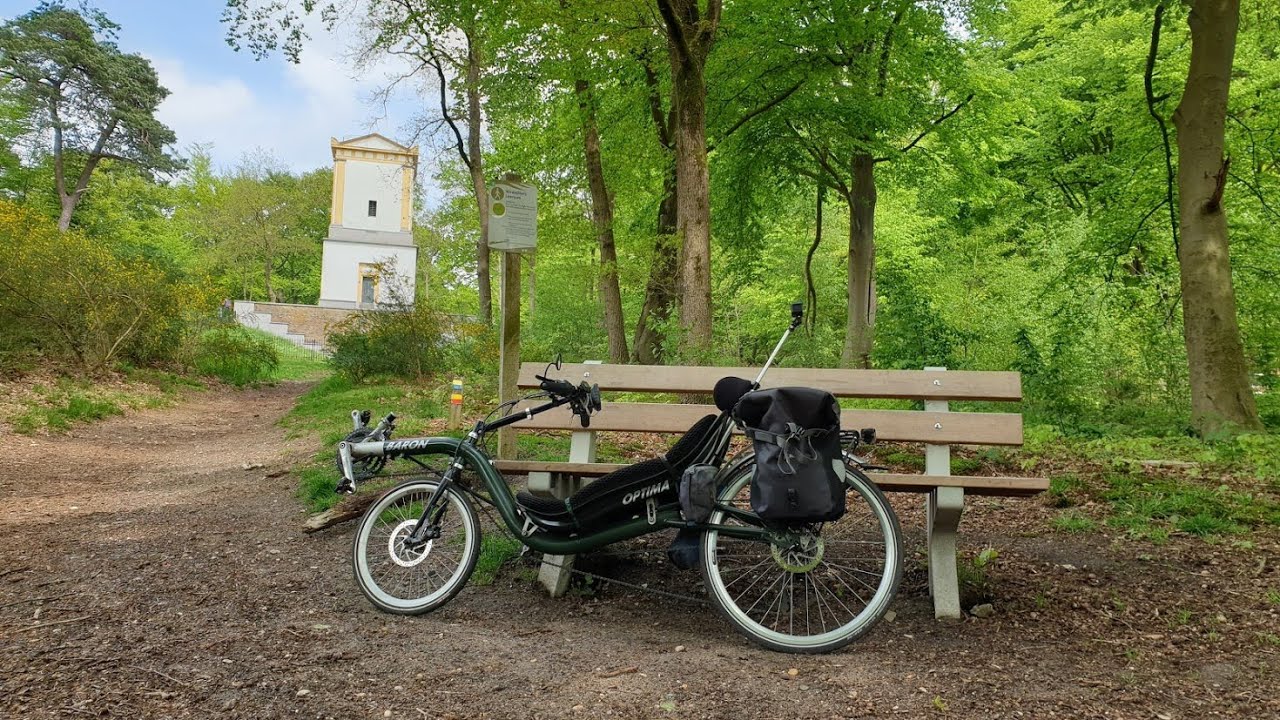 Optima Baron Lowracer- recumbent (ligfiets) Leersum 14 mei 2021 - YouTube
