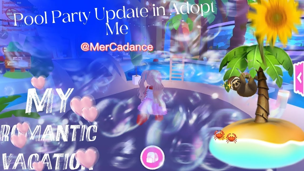 *New* Pool Party Update in Adopt Me *New Pets* Goldfish, Red and White ...