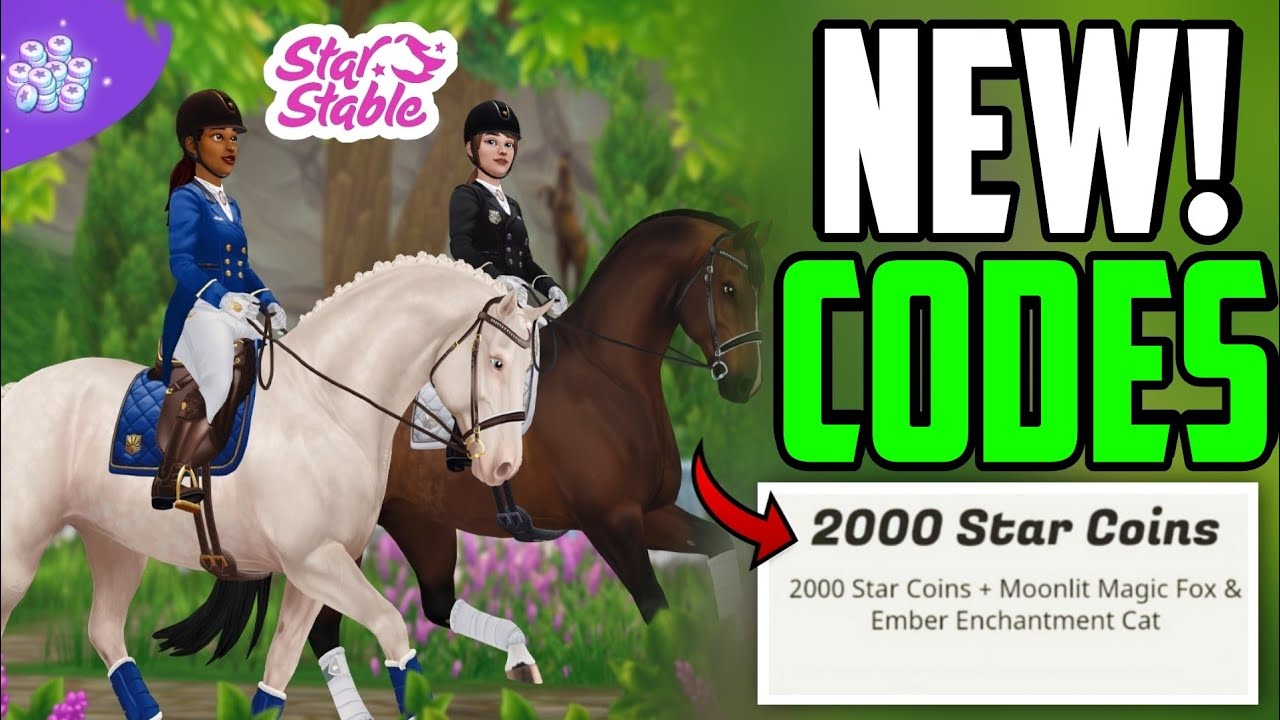 New Codes!!⚠️STAR STABLE REDEEM CODES 2023 - STAR STABLE CODES - SSO ...