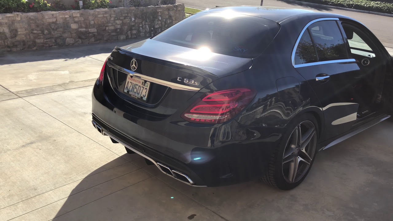 How the new C63 S really sounds like - YouTube