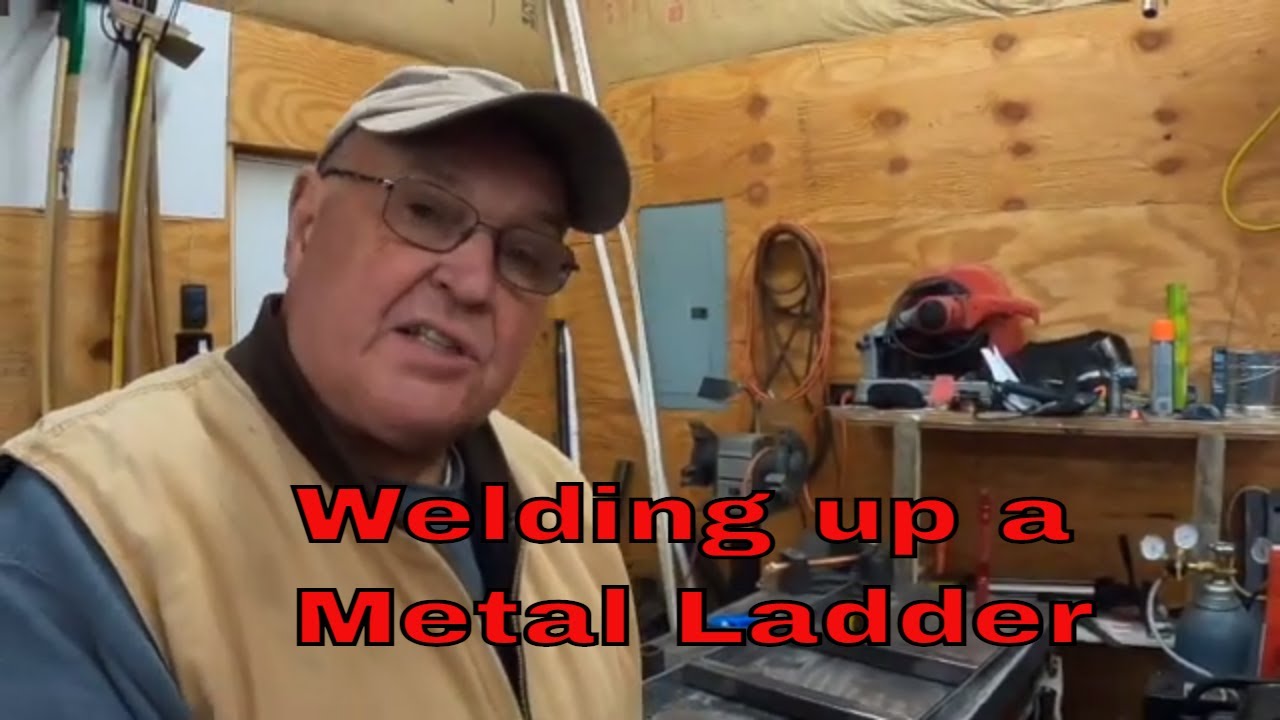 Homemade Metal Ladder for Furnace - YouTube