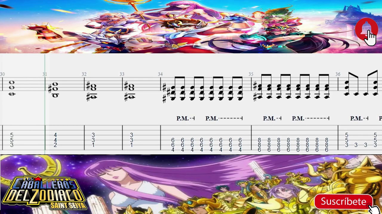 TABS Blue Forever - Saint Seiya - YouTube