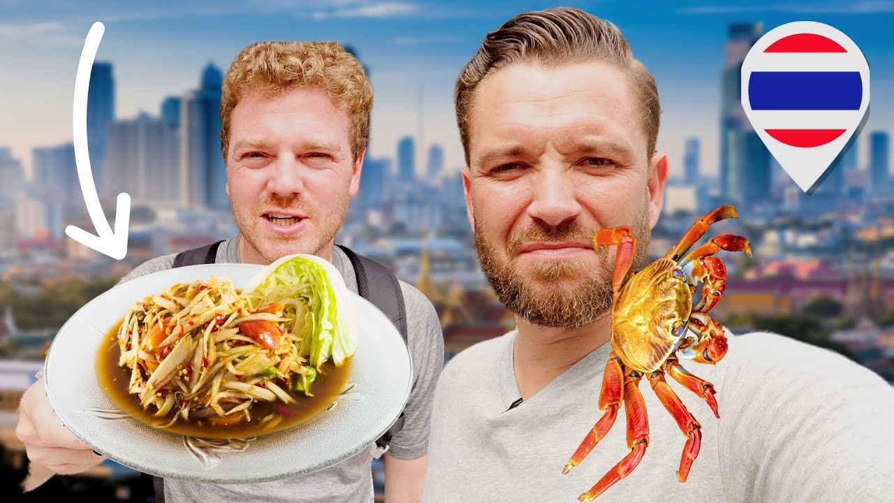 FIRST TIME EATING THIS IN BANGKOK 🇹🇭 Pickled Raw Crab + Fermented Lao ...