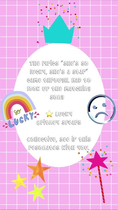 ⭐️ She’s so lucky, she’s a star ⭐️ #channeledsong - YouTube