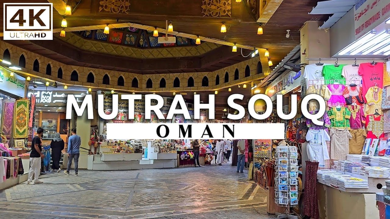 MOST POPULAR TRADITIONAL MARKET | Mutrah Souq, Oman | 4K Walking Tour ...