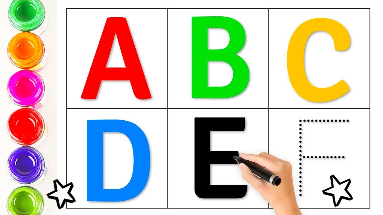 a for apple, b for ball, abcd, alphabets, coloring, abc song, alphabet ...