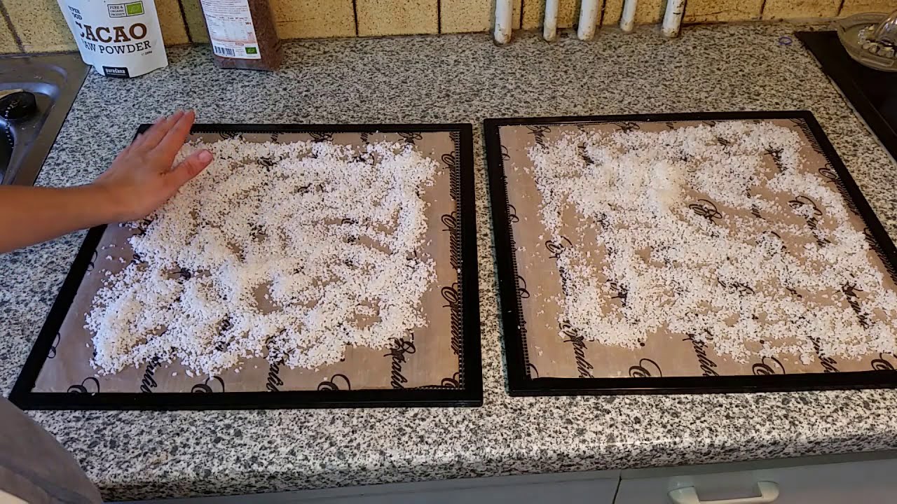 Faire sa poudre de coco, qualité crue (afin de garder les nutriments ...