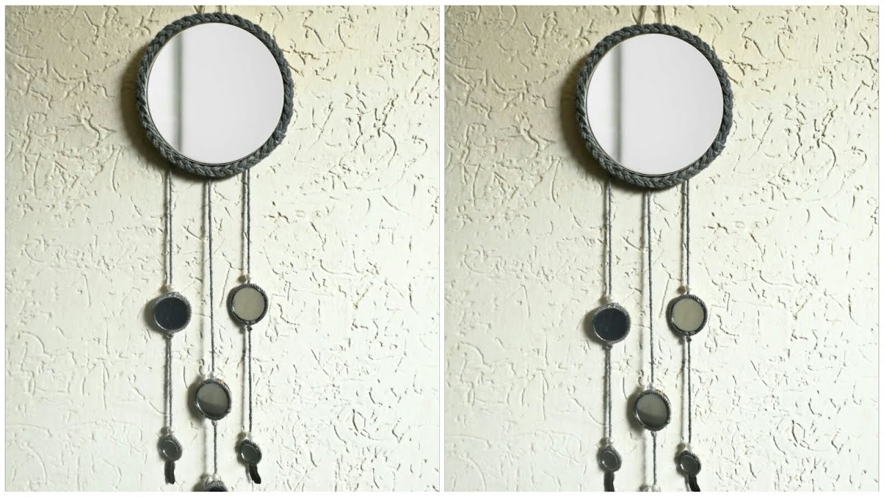 How to Decorate a Simple Mirror - YouTube