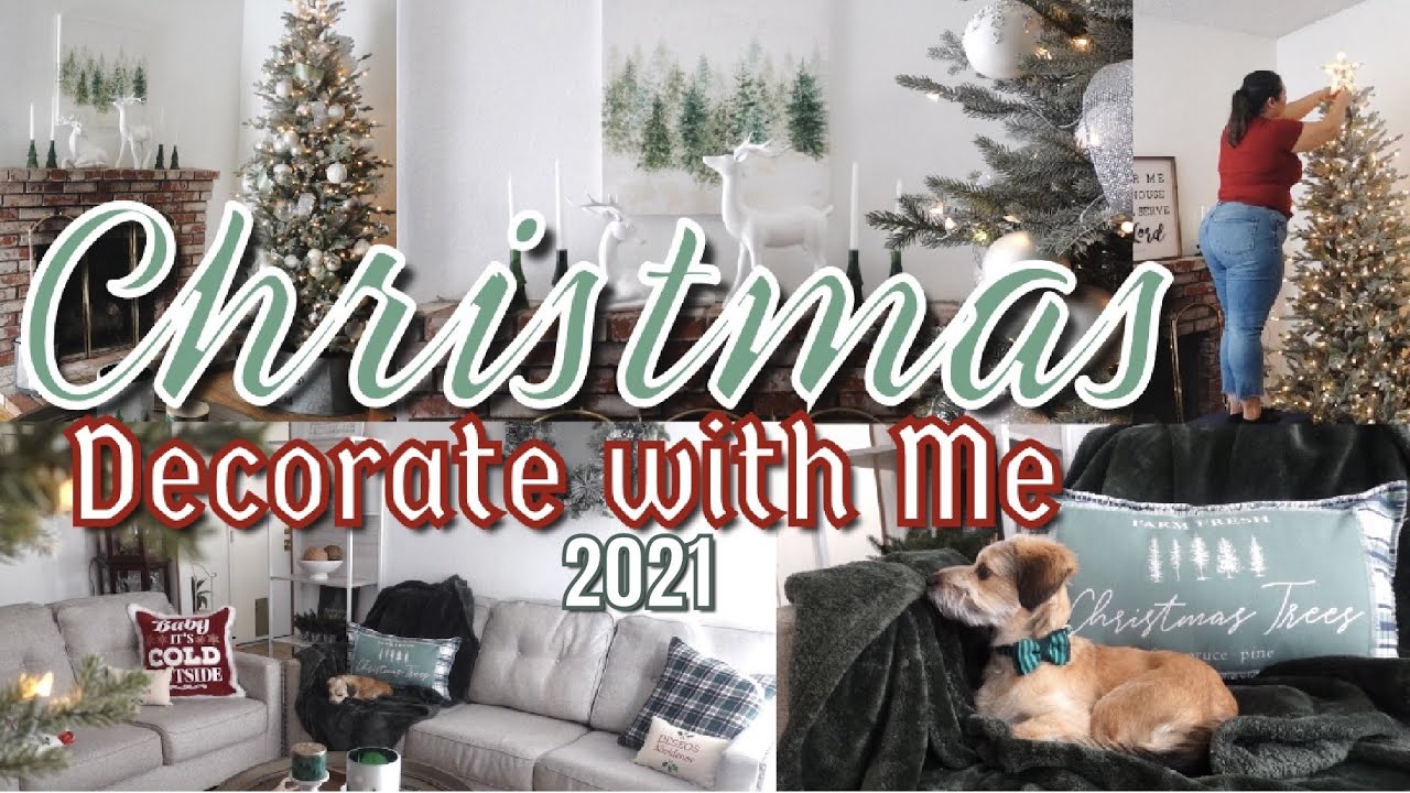 Christmas Decorate With Me 2021| Christmas Living Room, Fireplace ...