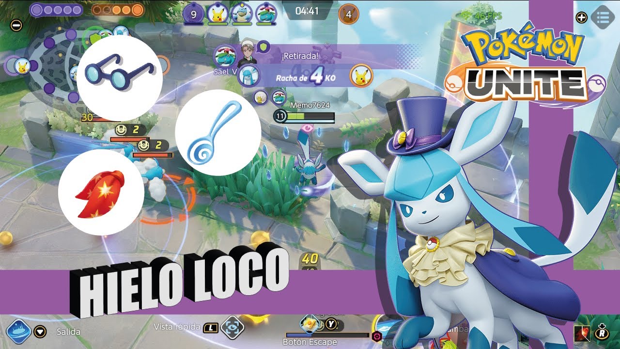 Glaceon Hace un muy Buen KITE en Pokémon Unite | Mejor Build y Moveset ...