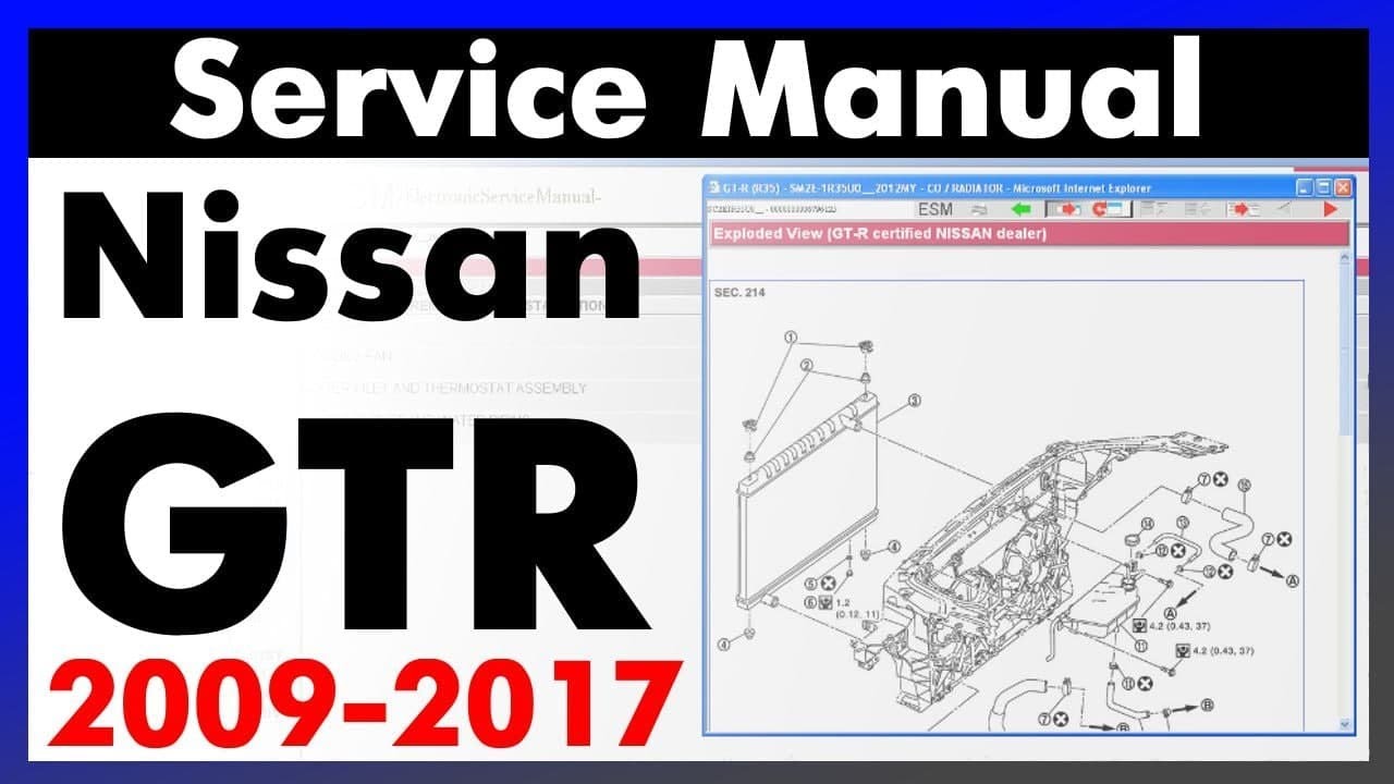 Service manual NISSAN GTR🔥⚡ - YouTube