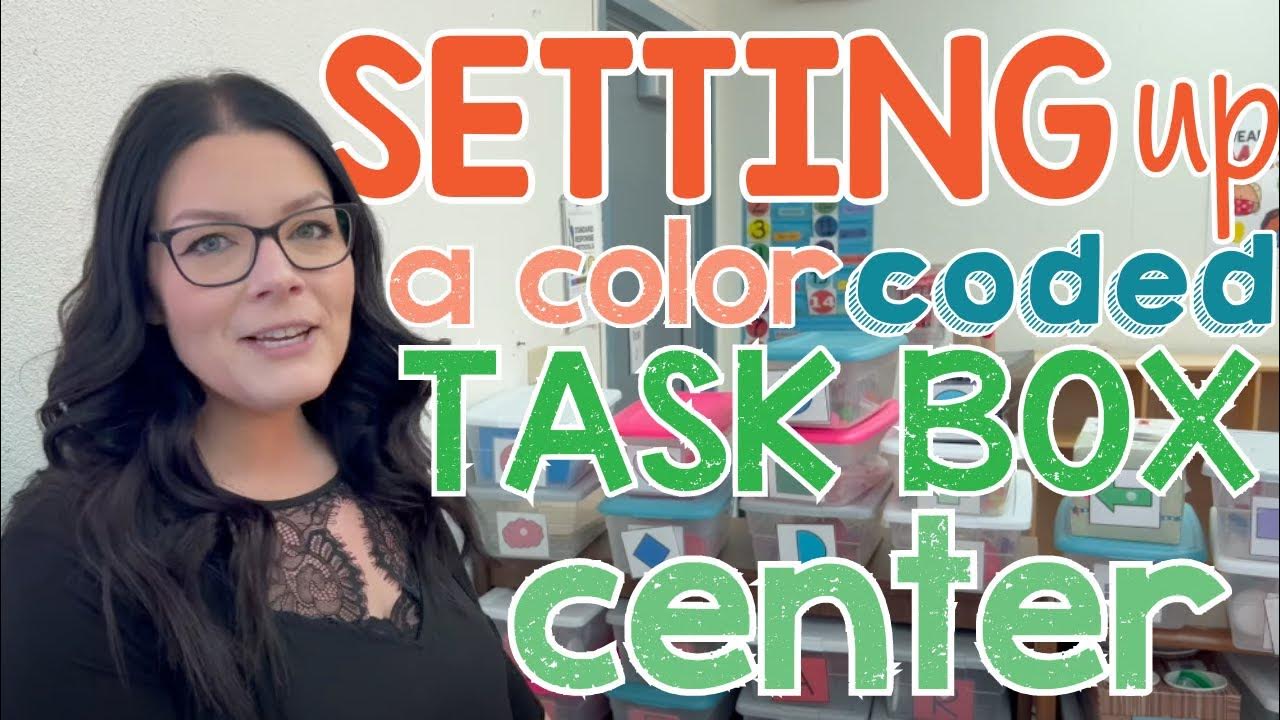Task Box Center in an Autism Classroom - YouTube