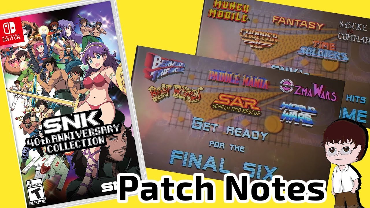 SNK 40th Anniversary Collection - Day 1 Patch and DLC Games (Switch ...