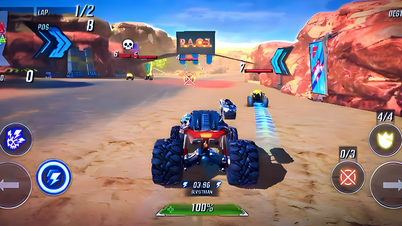 Race Rocket Arena car Extreme & 2 levels Complete Racing game... - YouTube