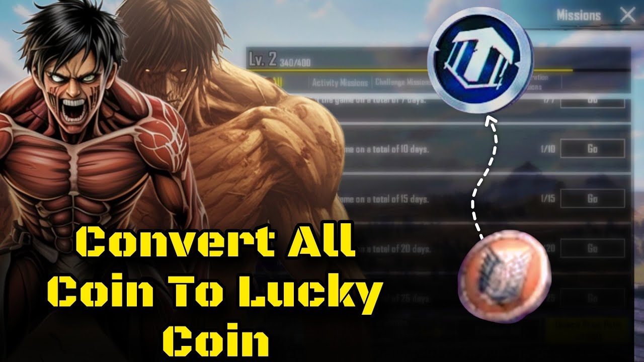 Attack on Titan Prize Path All Missions Trick || Free Lucky Coin ...