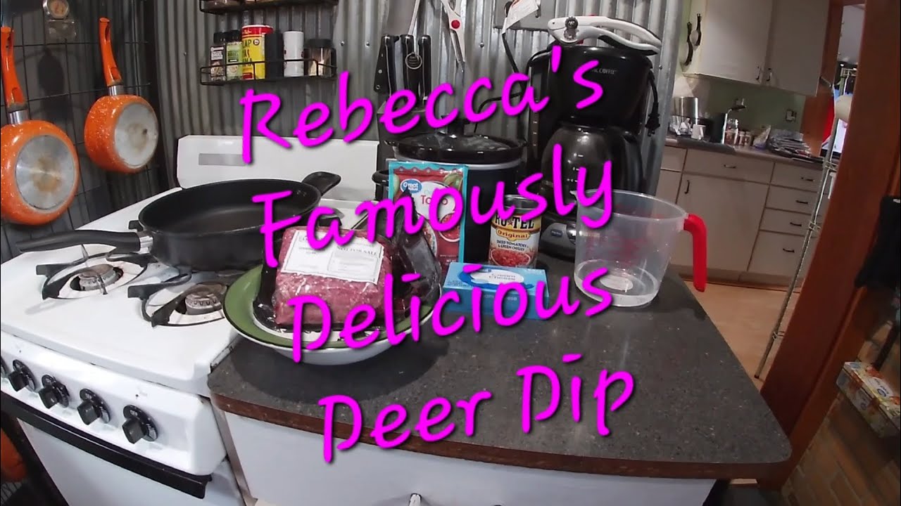 Rebecca's homemade deer dip...so yummy 😋 - YouTube