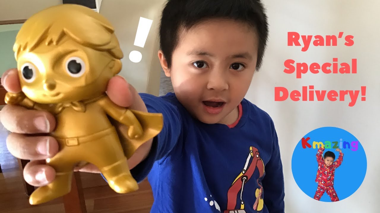 Ryan’s Special Delivery and a Golden Figure! - YouTube