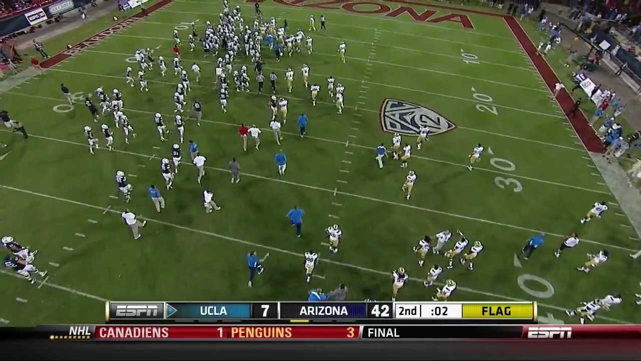 (HD) Fake ref/streaker starts a brawl between UCLA Arizona - YouTube