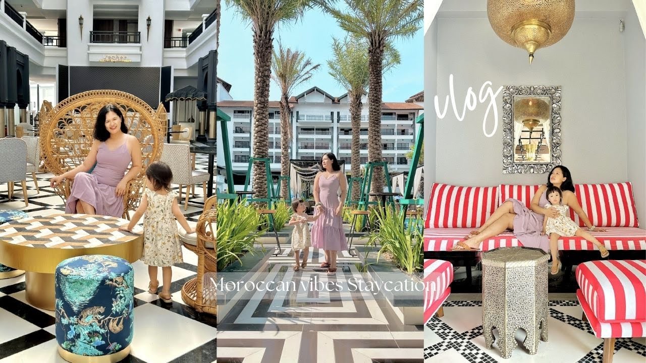 Staycation at Bertam Resort and Waterpark Moroccan vibes holiday - YouTube