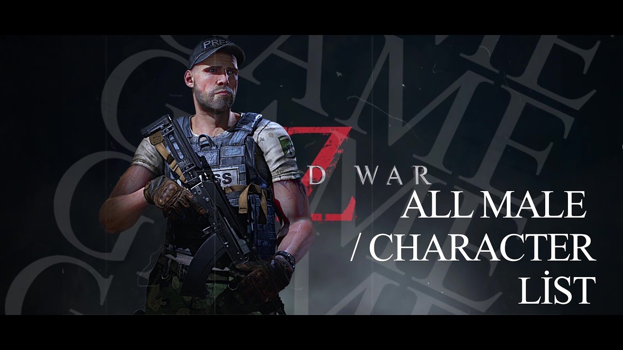World War Z - Battle of Arizona | All Male Characters (Edited in Adobe ...