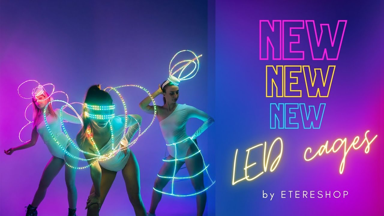 NEW LED Light up cage costumes - by ETERESHOP - YouTube