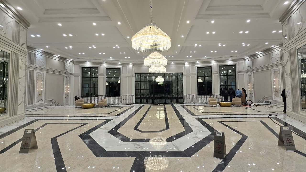 Beautiful Tour: Brand-New Ateres Chaim Elazar Wedding Hall in Lakewood ...