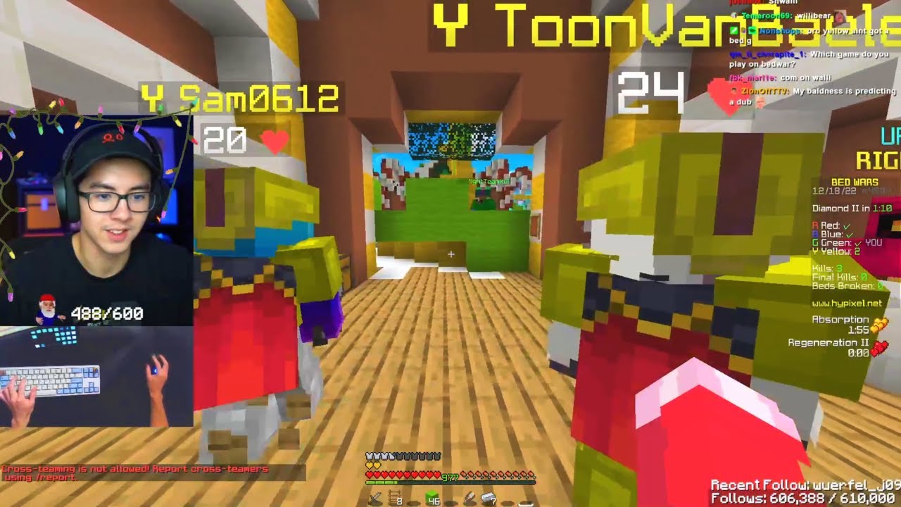 WALLIBEAR CAUGHT TEAMING ON HYPIXEL??? - YouTube