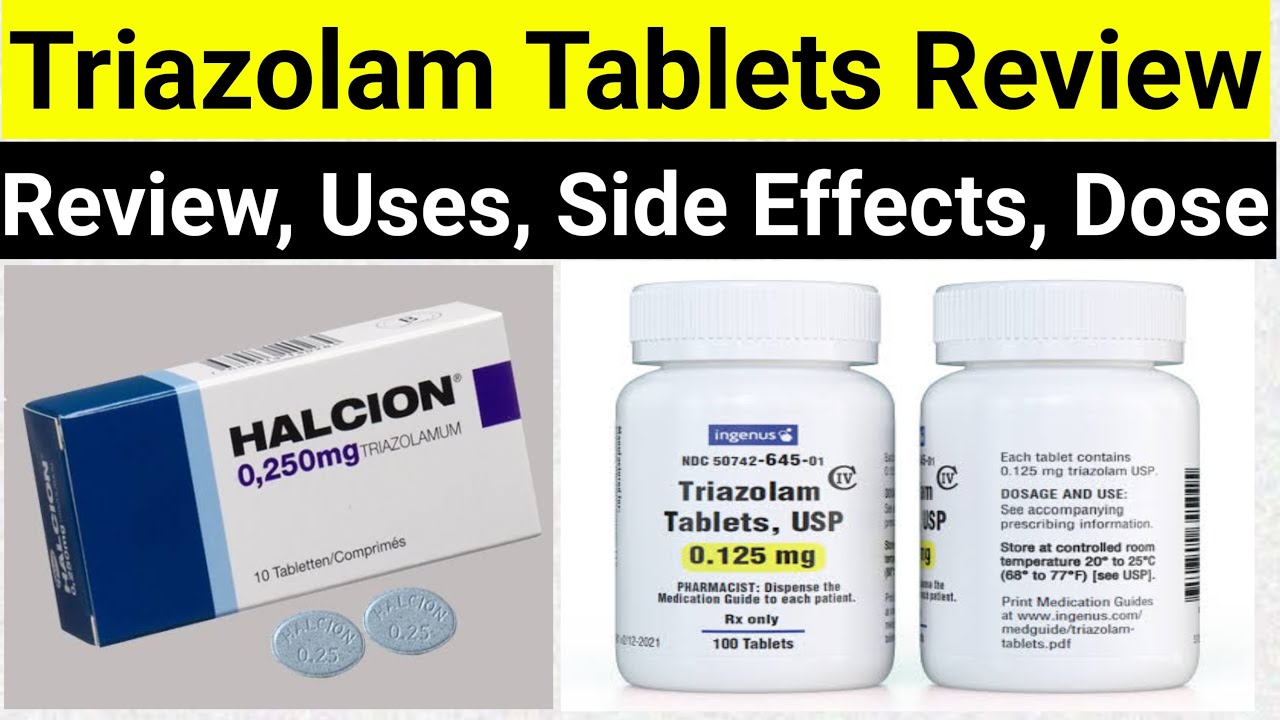 Triazolam tablets 0.25 mg, 50, review and uses in urdu - Side Effects ...