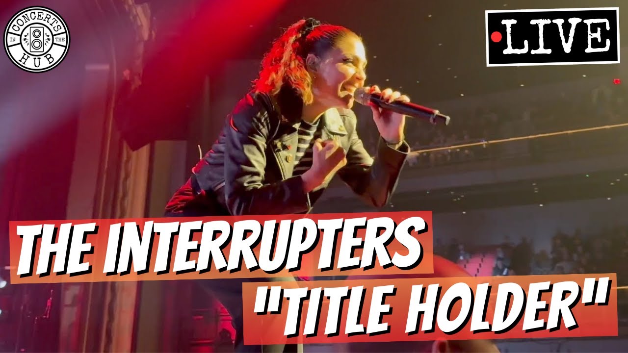 The Interrupters "Title Holder" LIVE - YouTube