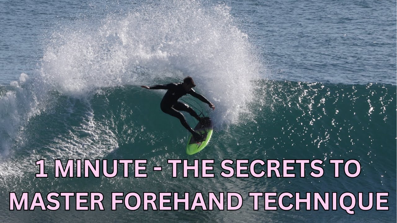 60 seconds of forehand surf technique - YouTube