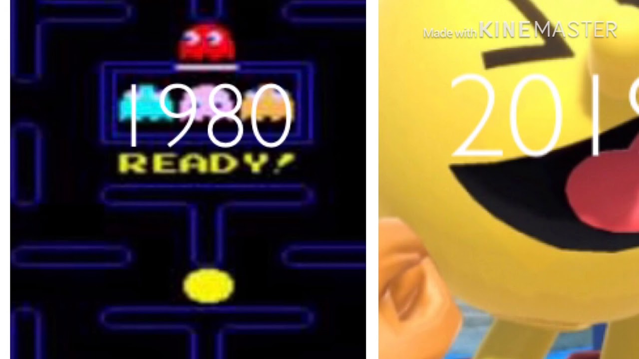 Evolution of Pac-Man 1980-2019 - YouTube