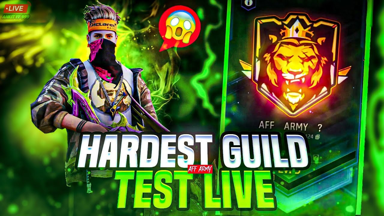 🛑 [ Live ] FREE FIRE LIVE CUSTOM ROOM || FF LIVE GUILD TEST 1 VS 4 ...