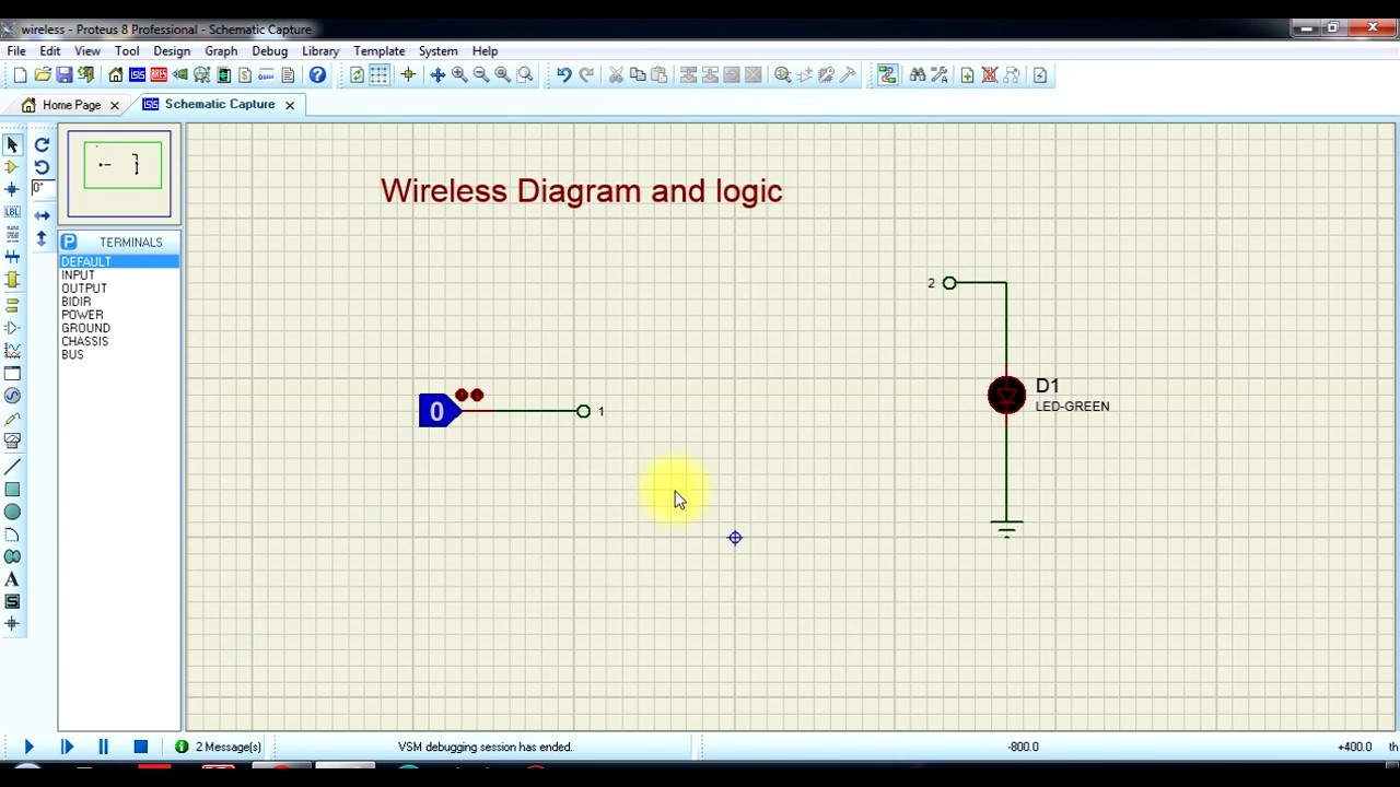 Wireless diagram in Proteus - YouTube